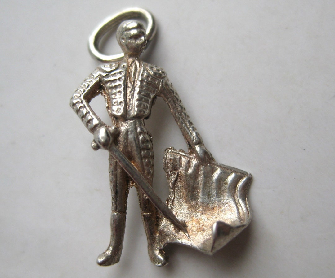Vintage 50s Sterling Silver Spanish Toreador Matador Bull Fighter ...