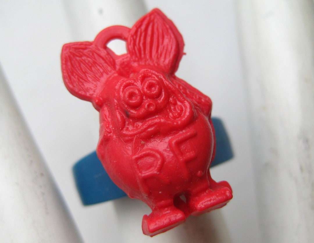 Vintage 60s RAT FINK Red & Blue Plastic Novelty Gumball Machine Toy ...