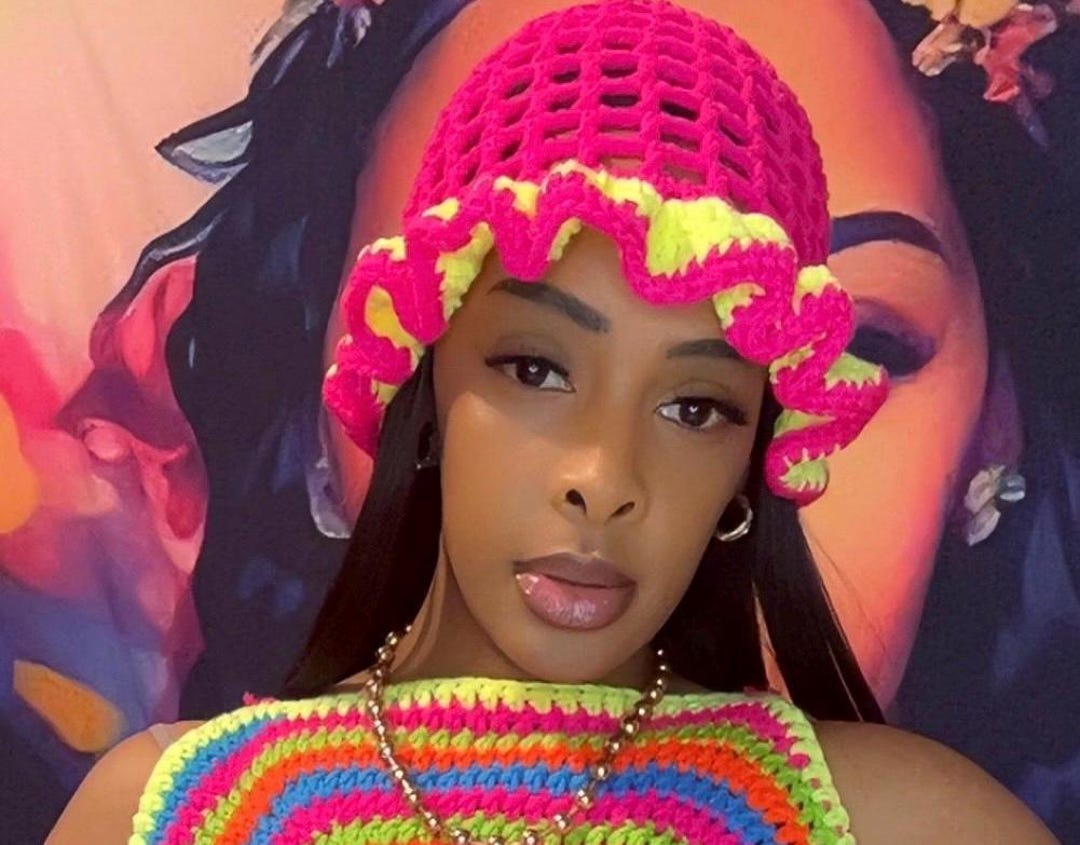 Urban Knot Mesh Crochet Bucket Hat Pattern (digital Download) - Etsy