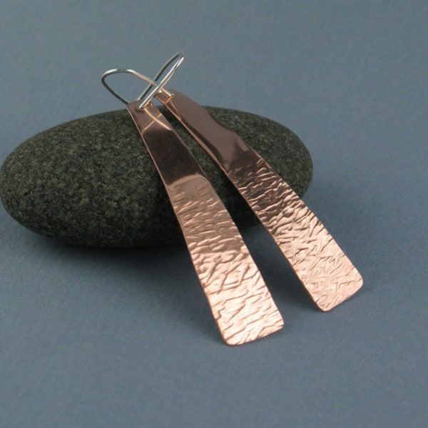 Copper Earrings - Etsy
