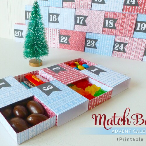 Printable Advent Calendar Countdown to Christmas Woodland - Etsy