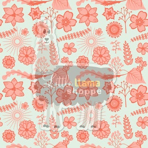 Floral Digital Papers, Seamless Floral Digital Backgrounds, Retro ...