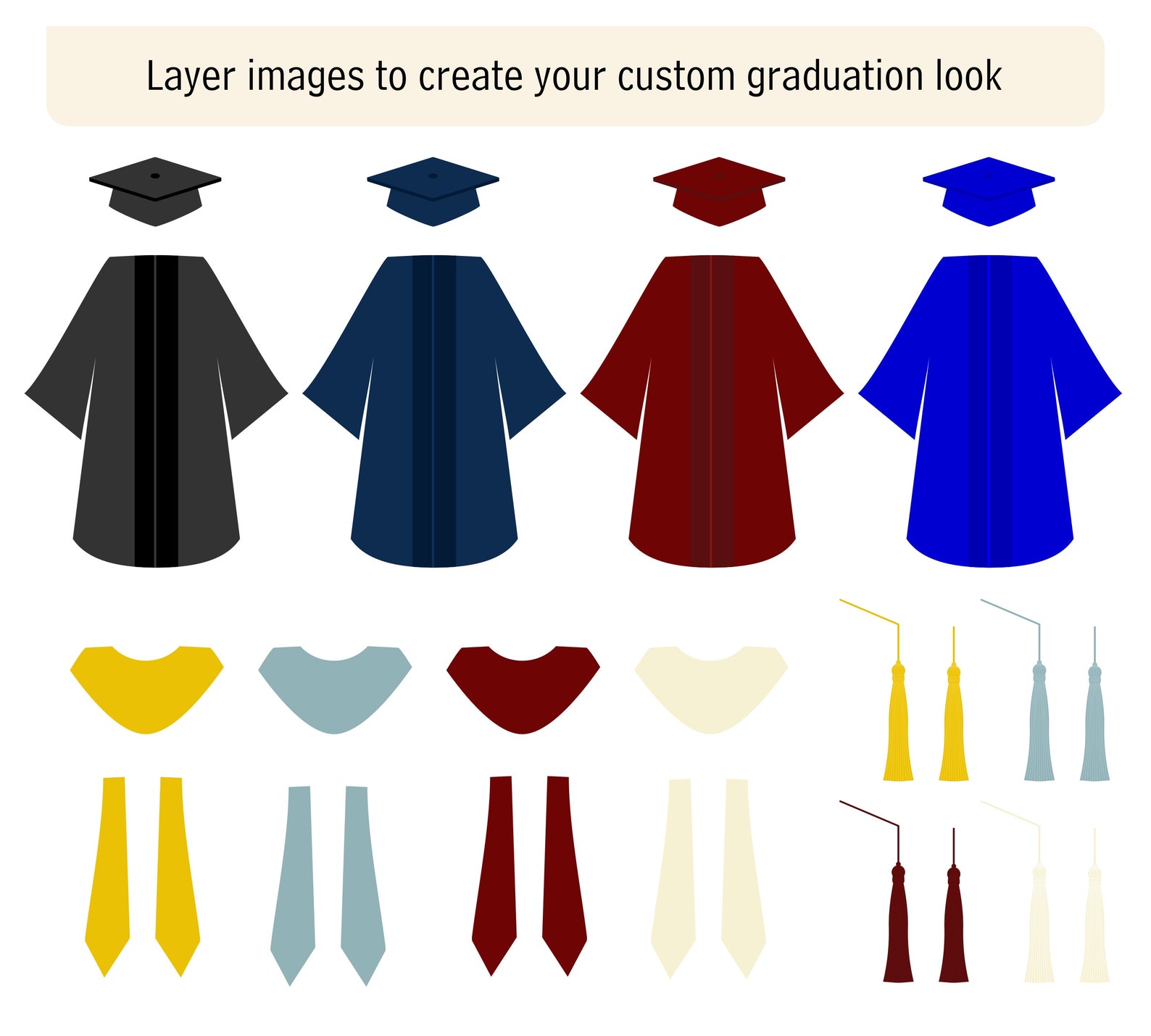 Graduation Clipart SVG EPS Png and Pdf Grad 2022 Clip Art | Etsy Canada