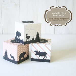 Printable Advent Calendar, Countdown to Christmas, Woodland Lumberjack ...