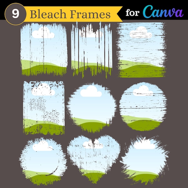 Distressed Frames - Etsy