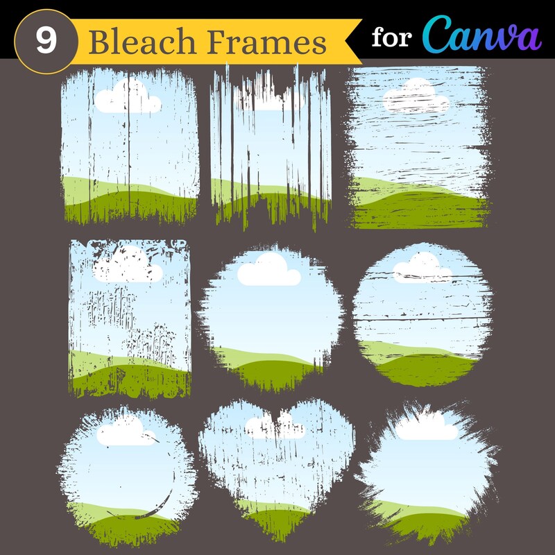 Distressed Frames - Etsy