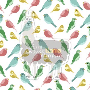 Spring Digital Paper, Sunshine, Birds, Umbrellas, Rain Clouds Seamless ...