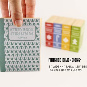 Advent Calendar | Print and Make | Story Book Style Paper Boxes ...