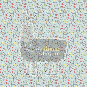 Geek Chic Digital Pattern Paper Pack, Seamless Nerd Patterns, Science ...