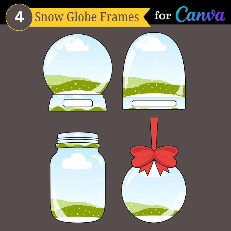Mason Jar Snow Globe - Etsy