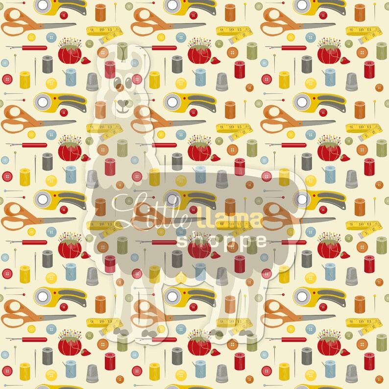 Sewing Digital Paper Background Seamless Graphics With Sewing - Etsy