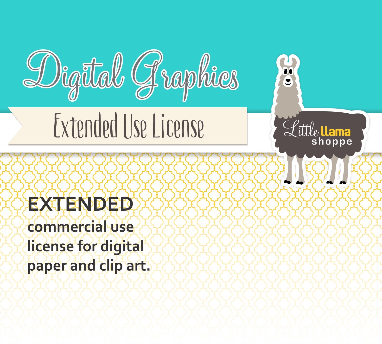 Extended Commercial Use License for Digital Paper Packs and - Etsy