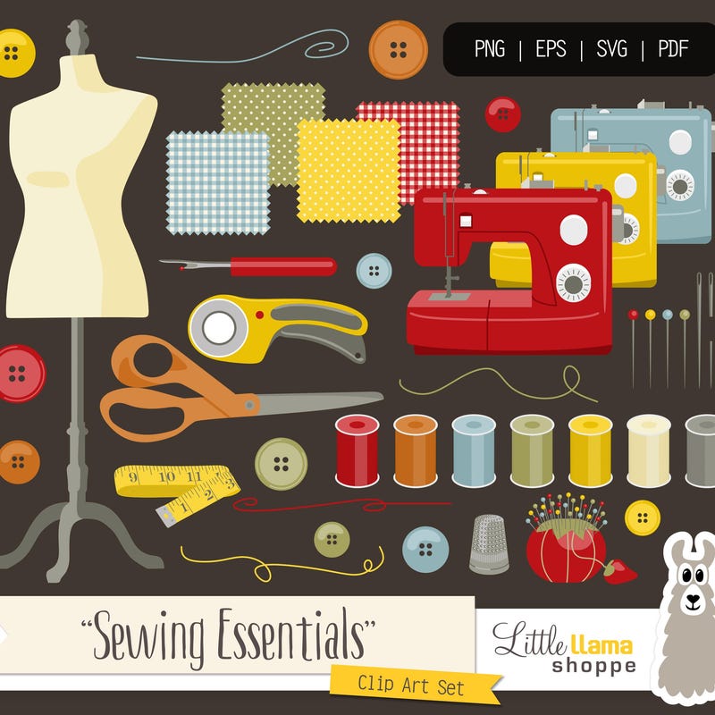 Sewing Clip Art - Etsy