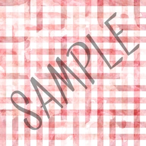 Gingham Digital Paper, Watercolour Digital Backgrounds, Plaid Digital ...