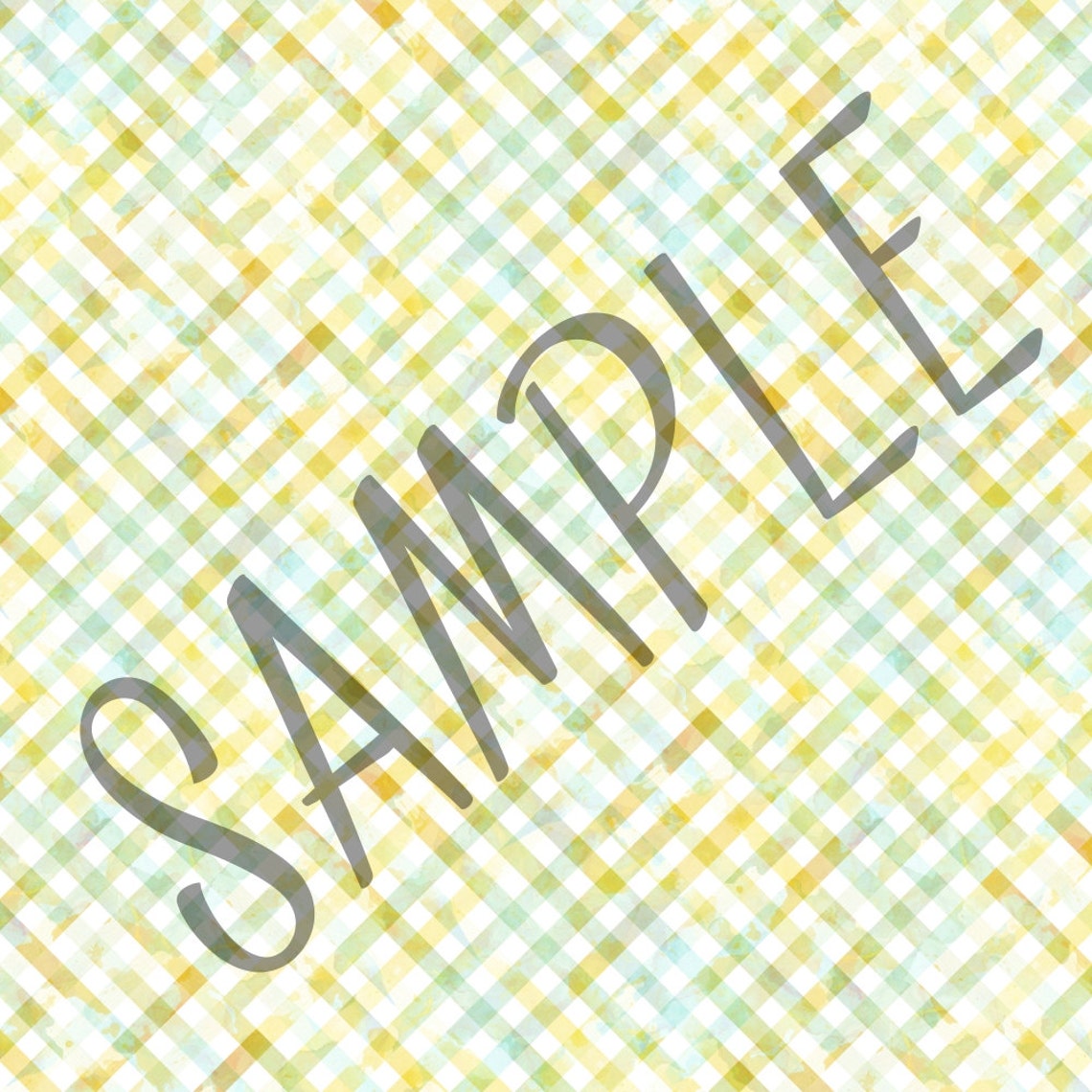 Gingham Digital Paper Watercolour Digital Backgrounds Plaid - Etsy