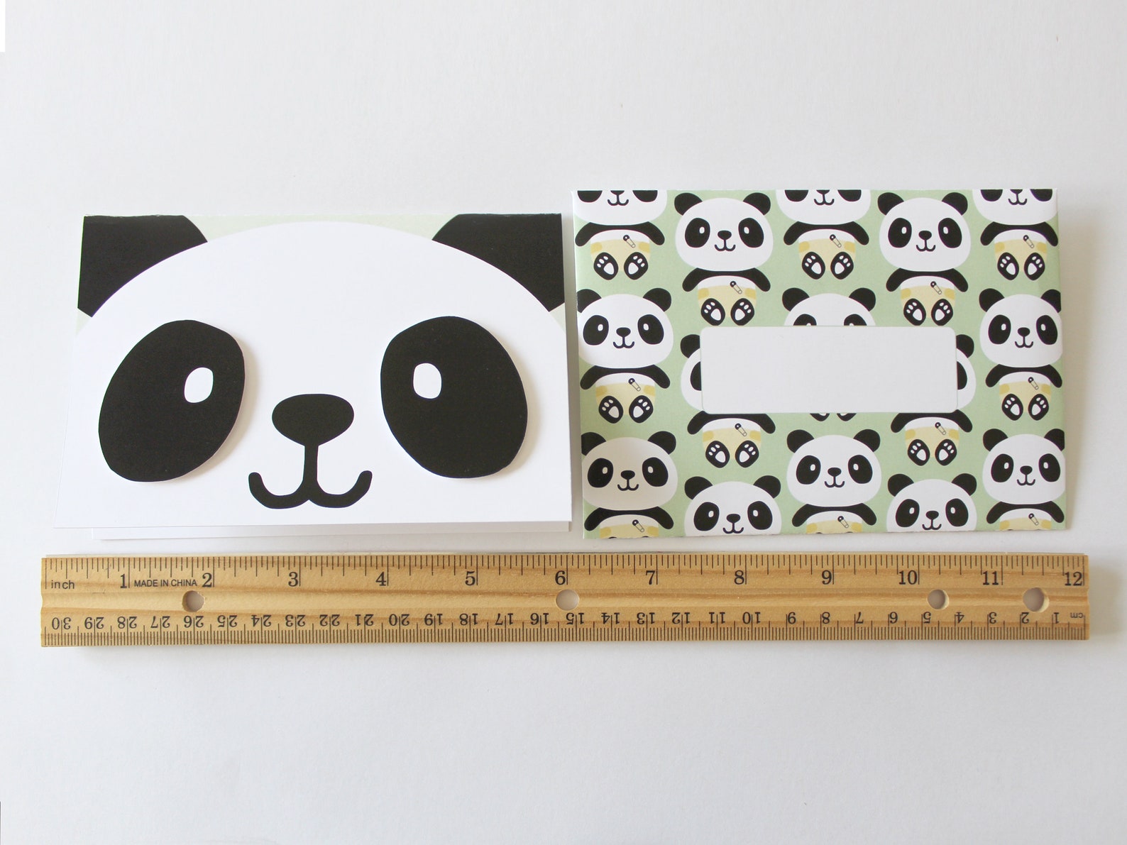 Baby Panda Card Printable Handmade Greeting Card & Matching | Etsy