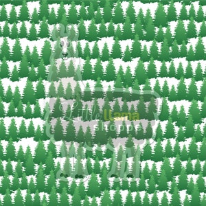 Lumberjack Digital Paper: Buffalo Plaid, Seamless Forest Pattern ...