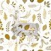 Christmas Digital Paper Black and Gold Leaf Patterns Stars - Etsy