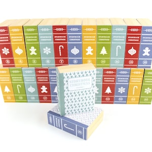 Advent Calendar | Print and Make | Story Book Style Paper Boxes ...