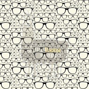Geek Chic Digital Pattern Paper Pack, Seamless Nerd Patterns, Science ...