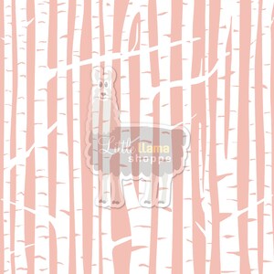 Birch Forest Digital Paper: Seamless Tileable Woods Pattern (digital ...