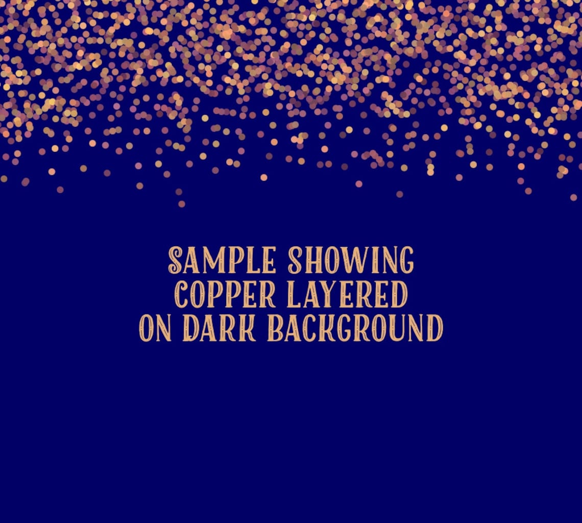 Confetti Border Clip Art Gold Glitter Border Clipart Silver - Etsy