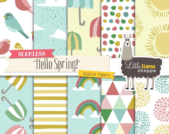 Digital Paper Clip Art & Printables by LittleLlamaShoppe on Etsy