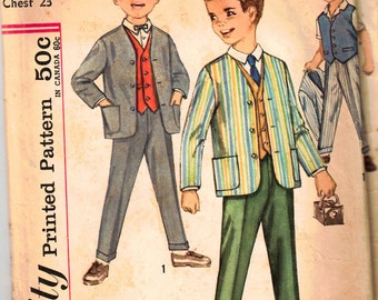 3 Piece Suit Sewing Pattern - Etsy