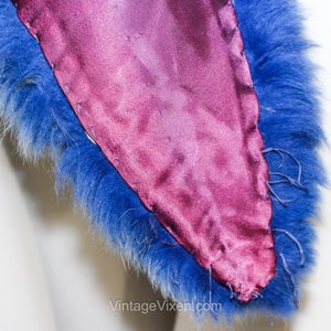 Blue Fox Fur Stole - Fits Any Size - Genuine Indigo Periwinkle Fur ...