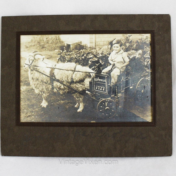 Antique Sheep With Cart - Etsy