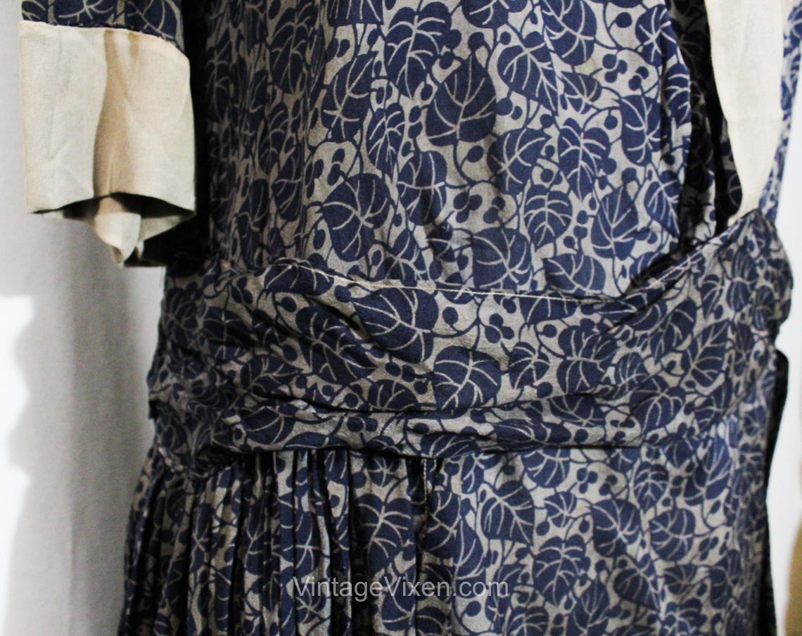1920s Dress - as is Poor Condition Fragile - Tears & Stains - Large ...