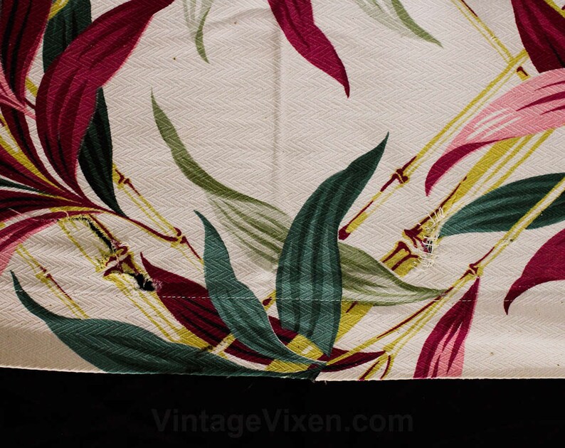 Set of 4 Tropical Drapery Panels Plus Over 6 Yards Fabric - Etsy