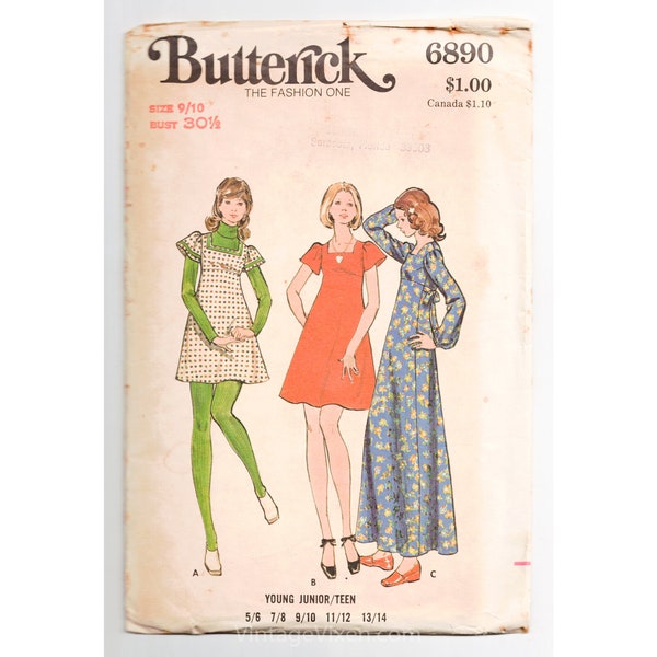 Hippie Dress Pattern - Etsy