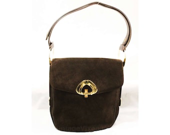 Chocolate Brown Leather Bag - Etsy