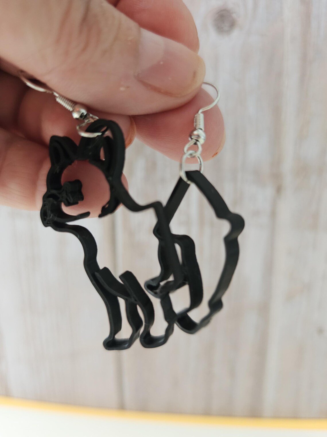 Frenchie Earring – STL File for 3D Printing - Etsy