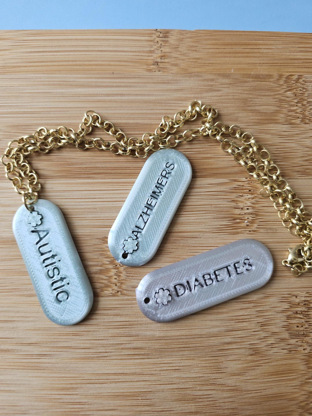 Medical Alert Pendants – STL Files for 3D Printing (epilepsy, Alzheimer ...