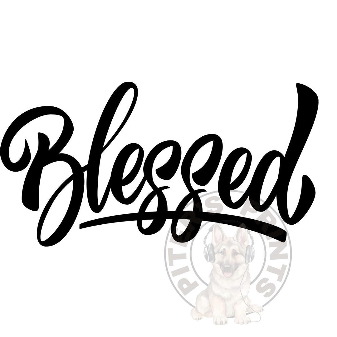 Blessed Car Window Decal, Blessed Decals for Windows, Water Bottle ...