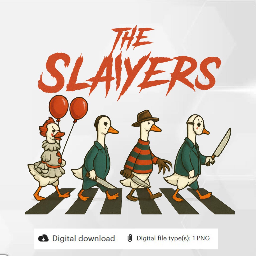 The Slayers Horror Goose Png,halloween Clipart, Funny Halloween ...