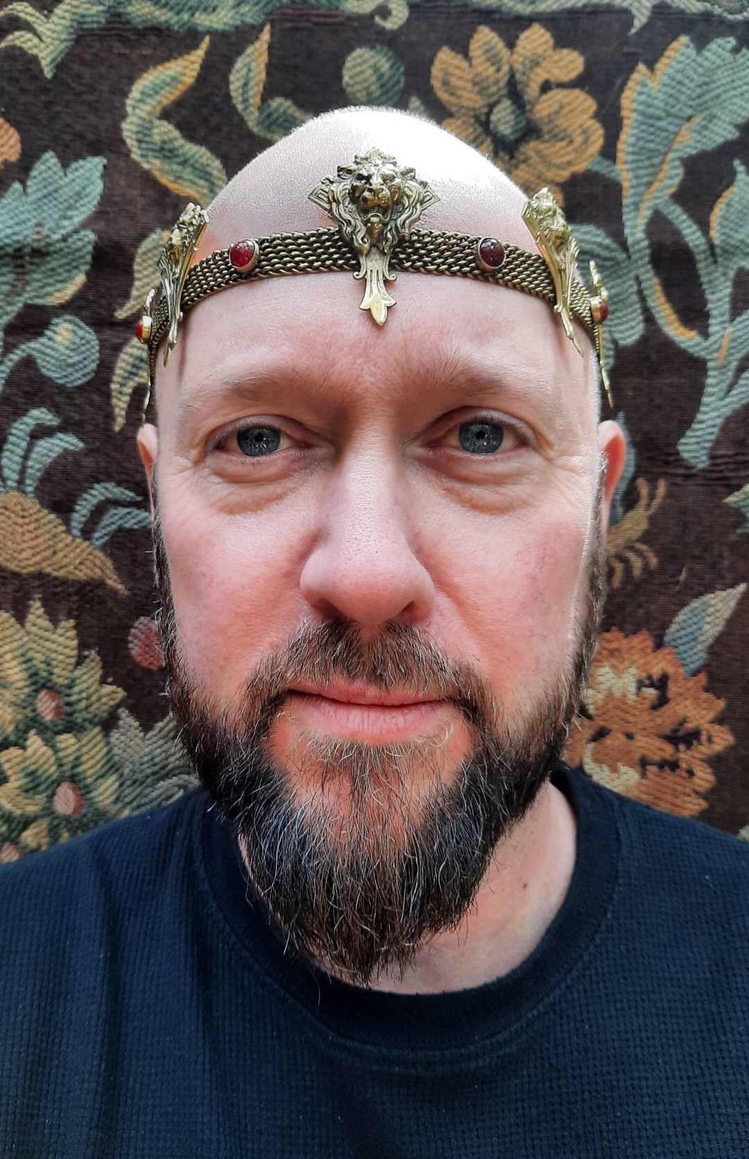 Crown Lion Brass Circlet Headpiece King Medieval Theatrical Renaissance ...