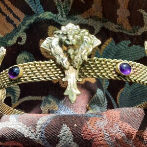 Crown Lion Brass Circlet Headpiece King Medieval Theatrical Renaissance ...