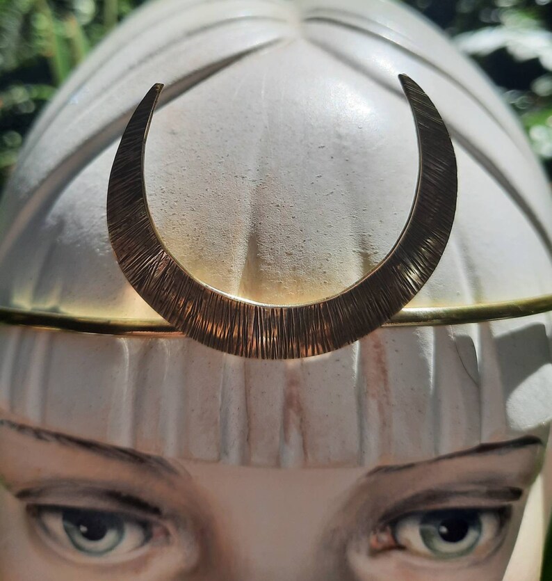 Artemis Goddess Crescent Moon Circlet Crown Diana - Etsy