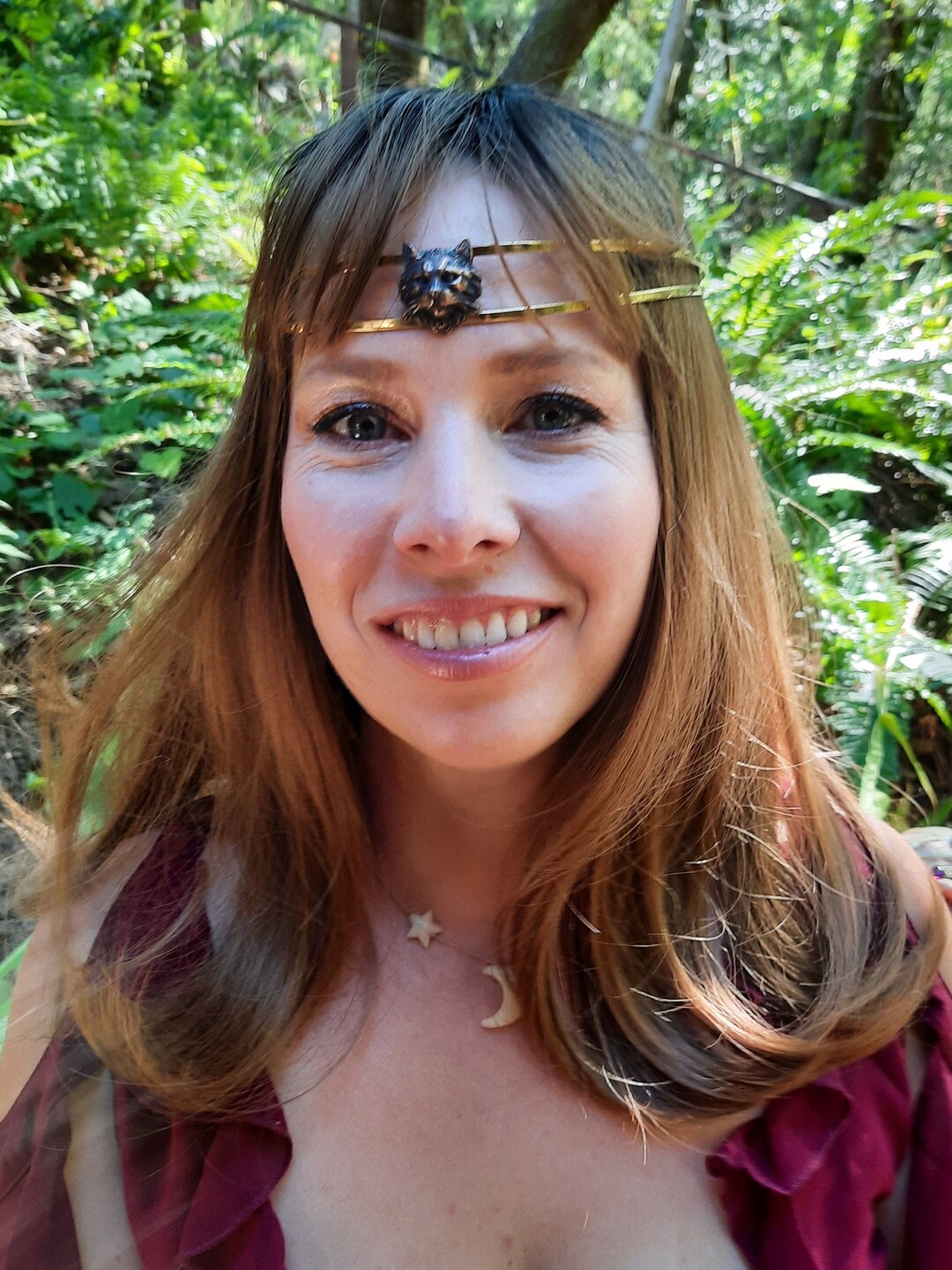 Brass Raven Circlet: Adjustable Costume Crown - Etsy UK