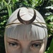 Artemis Goddess Crescent Moon Circlet Crown Diana Silver-plated or ...