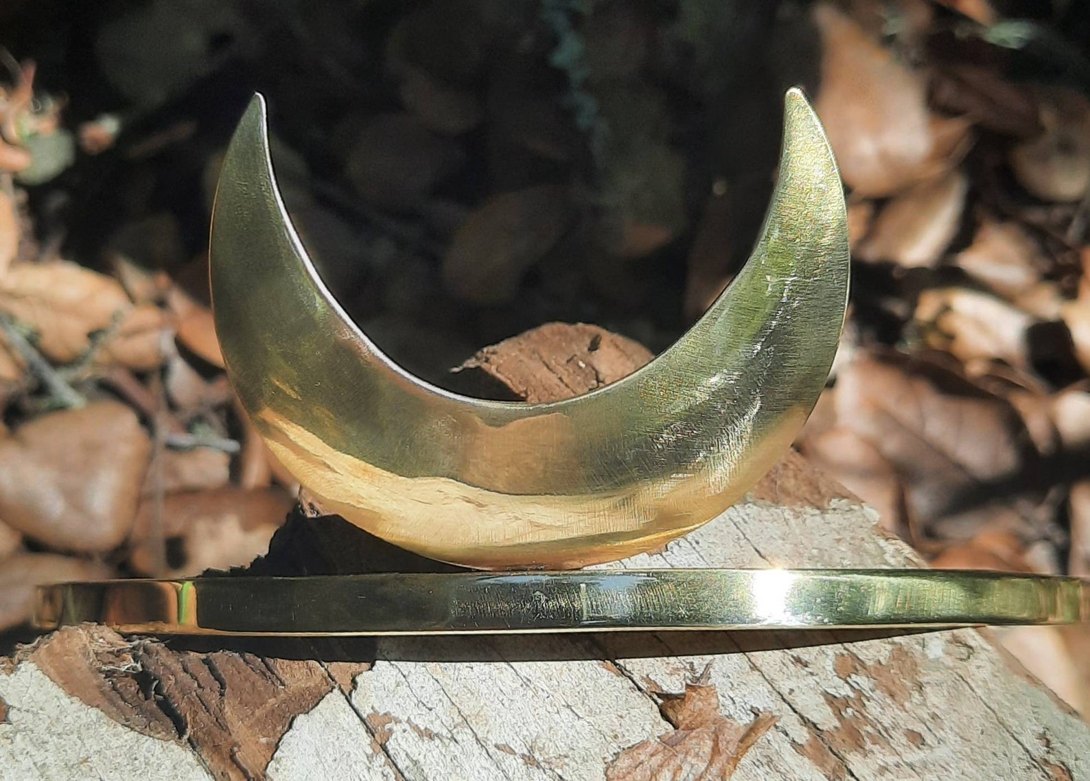 Circlet Crescent Moon Crown Silver Brass Artemis Diana Ritual - Etsy