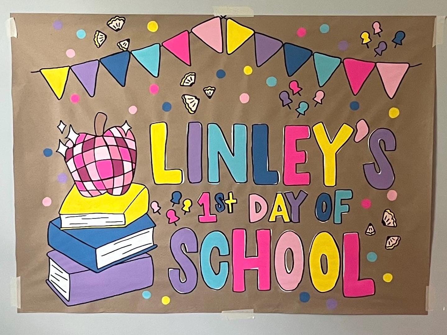Cute Custom Hand-painted Banners - Etsy