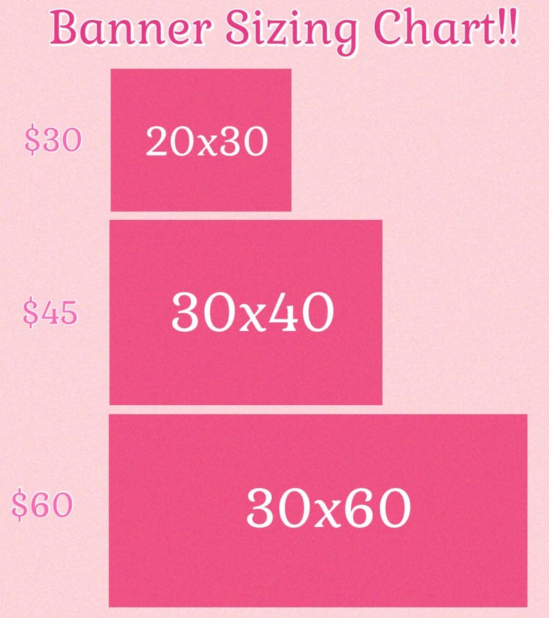 Cute Custom Hand-painted Banners - Etsy