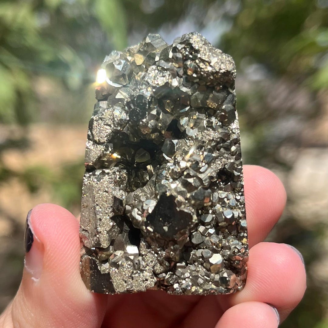 Pyrite Mini Tower - Etsy