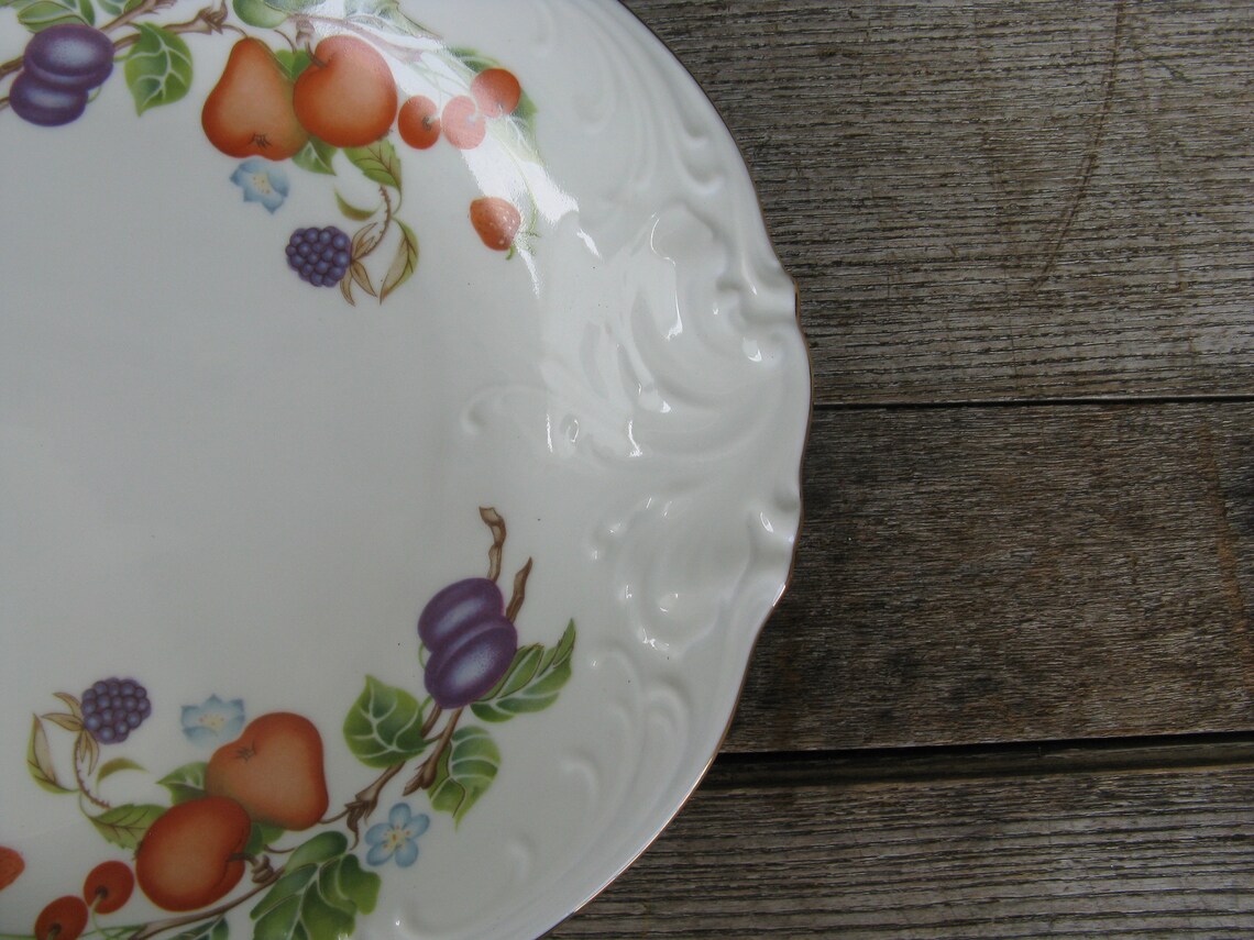 Vintage Royal Kent Platter Fruit Garland 13 Inch Platter - Etsy