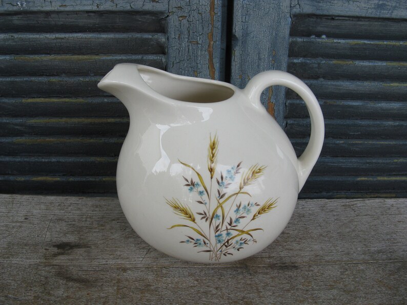 Vintage Ceramic Milk Pitcher Modern Farmhouse Rustic Kitchen | Etsy