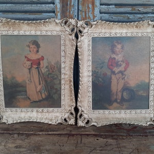 Vintage Boy and Girl Lithographs Master Simpson and Chums Arthur Devis ...